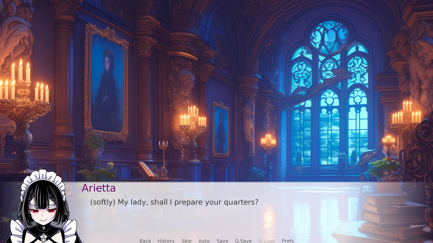 Moonlit Embrace The Hunter’s Crimson Desire - Visual Novel Sex Game | Nutaku