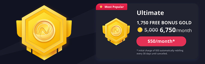 Nutaku’s Gold Recharge Subscriptions Have Launched!